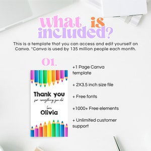 Editable Teacher Appreciation Tag, Teacher Tag, Thank You Gift Tag, End ...