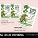 Editable Green Dinosaur Birthday Invitation, Dinosaur Birthday Party ...