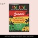 Editable Reggae Birthday Invitation, Reggae One Love 1st Birthday Party ...