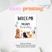 Editable Dog Birthday Welcome Sign Puppy Birthday Banner - Etsy