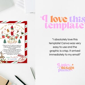 Editable Christmas Elf Magic Rules for Kids Template, Do Not Touch Me ...