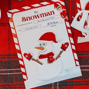Printable Build A Snowman Activity for Kids, Build A Snowman Printable ...