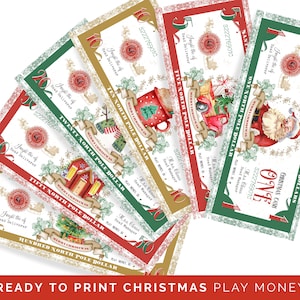 Printable Christmas Money North Pole Dollar Bill Kid's - Etsy