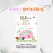 Editable Camping Birthday Welcome Sign, Camping Party Welcome Poster ...