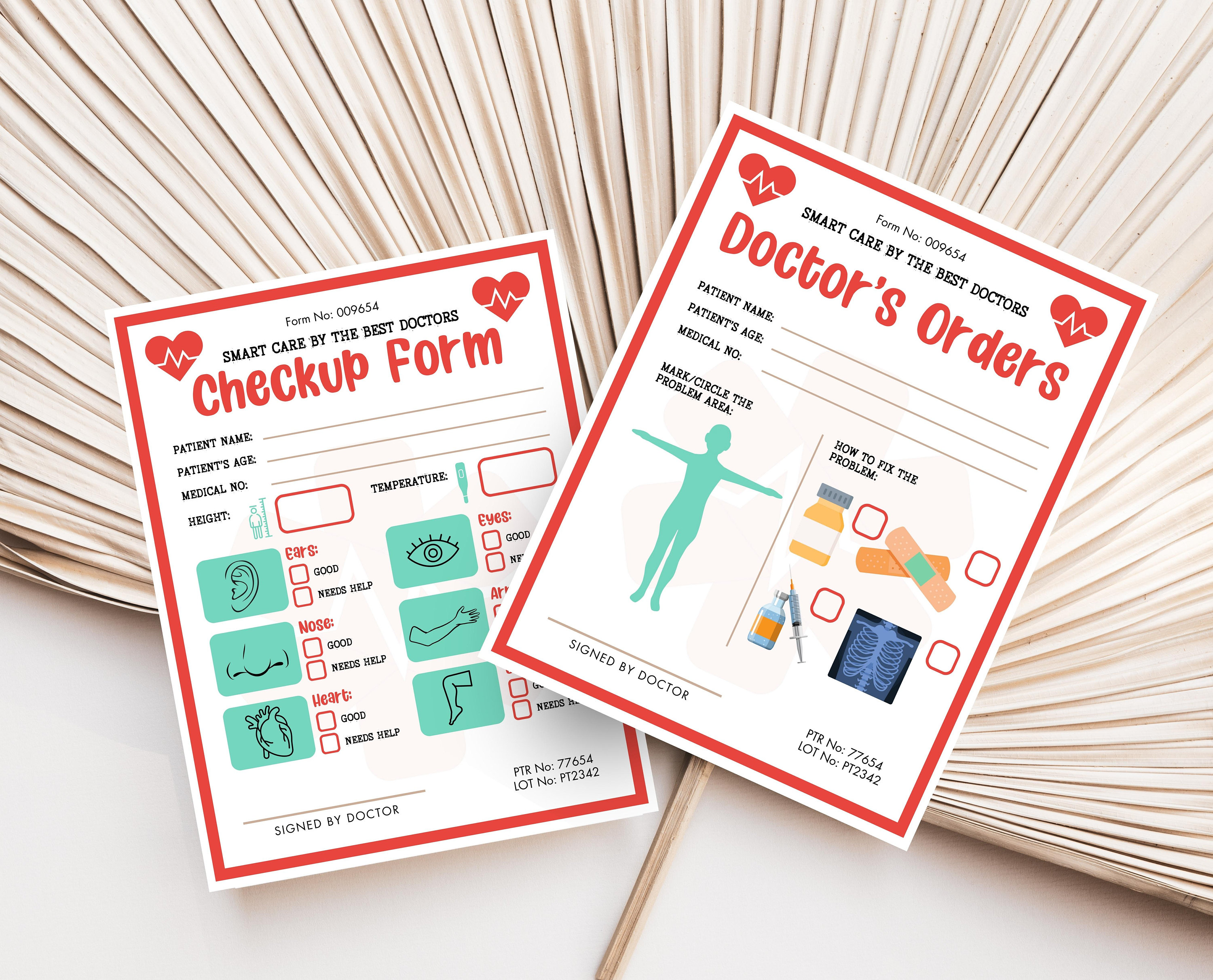 Pretend Play Doctor Forms for Kids, Play Doctors, Pretend Play Nurse ...