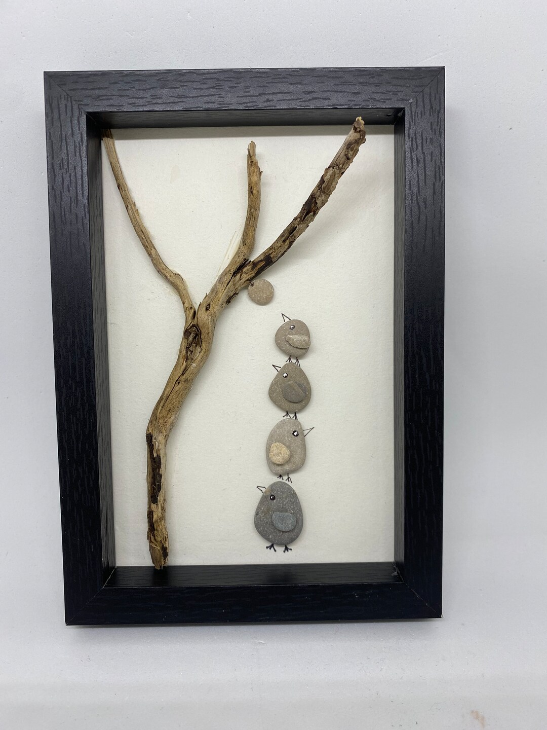 Pebble Art Painting Birds Apple Tree - Etsy