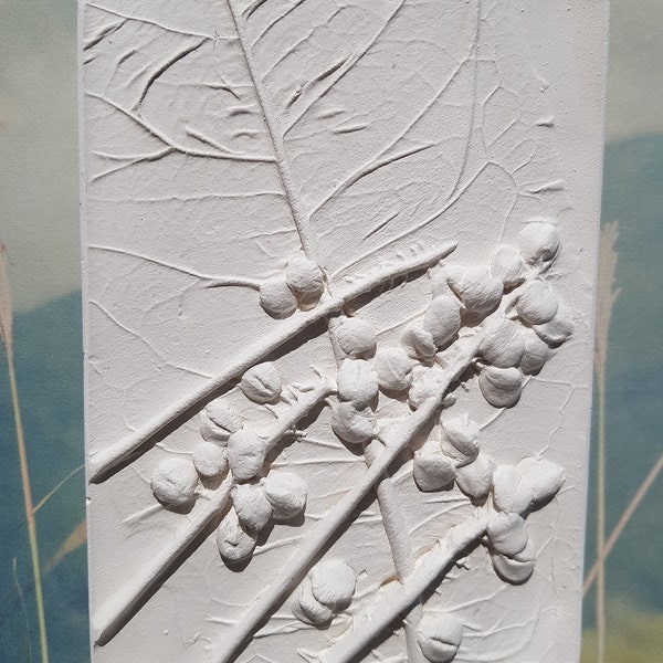 Botanical Bas Relief - Etsy