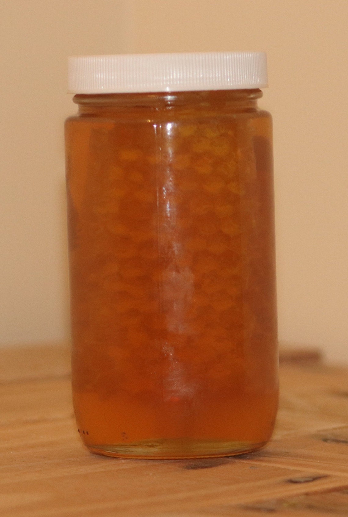 Pure Pennsylvania Honeycomb and Liquid Honey in a One-pound Jar - Etsy