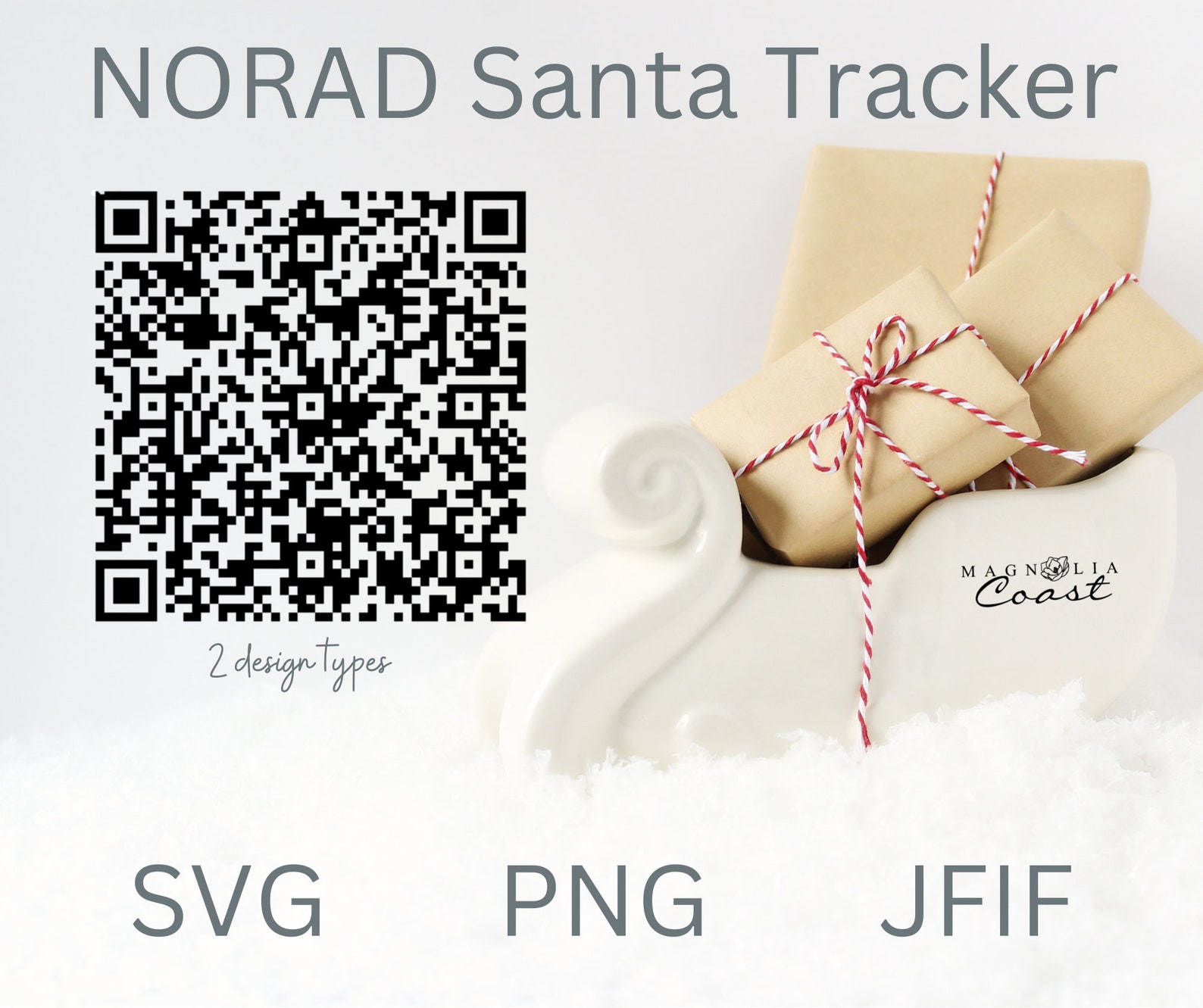 NORAD Santa Tracker QR Code | Laser | Sublimation | Vinyl | Christmas ...