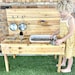 Mud Kitchen, Water Sand Table, Sensory Table, Ikea Flisat, Ikea Trofast ...