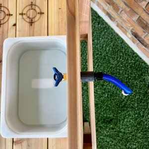 Mud Kitchen, Water Sand Table, Sensory Table, Ikea Flisat, Ikea Trofast ...
