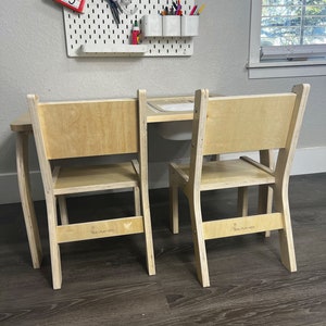 Kids Chair Set: Modern Toddler Chairs, Montessori Classroom Furniture ...