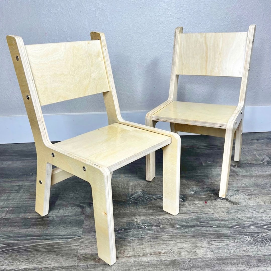 Kids Chair Set: Modern Toddler Chairs, Montessori Classroom Furniture ...