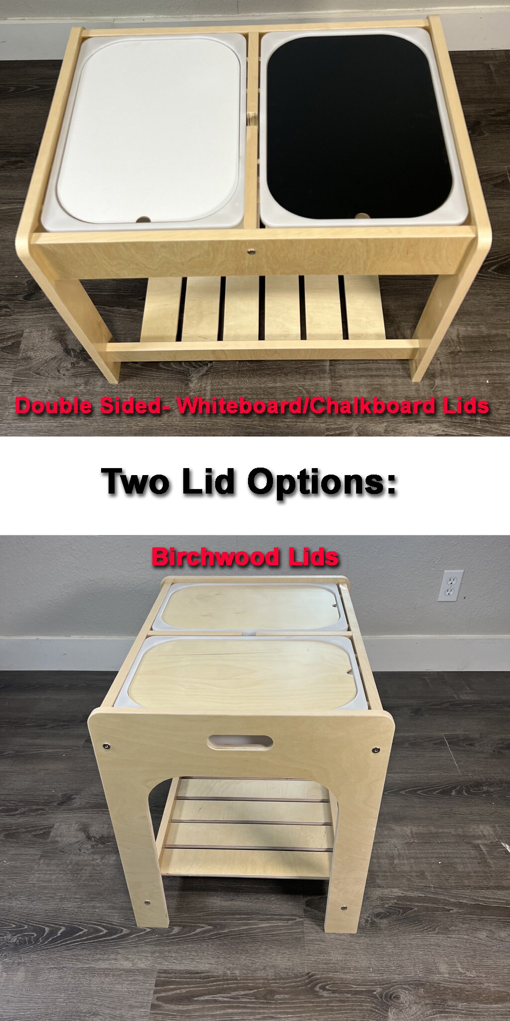 Sensory Table With Trofast Bins: Montessori Kids Activity Stand - Etsy