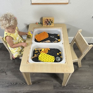 Sensory Table Ikea Flisat Sand and Water Table Trofast Activity Table for Kids Wooden Play Table Toddler Gift Classroom Table Etsy Canada