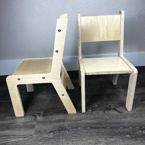 Kids Chair Set: Modern Toddler Chairs, Montessori Classroom Furniture ...
