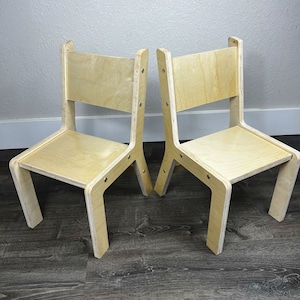 Kids Chair Set: Modern Toddler Chairs, Montessori Classroom Furniture ...
