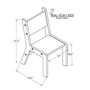 Kids Chair Set: Modern Toddler Chairs, Montessori Classroom Furniture ...