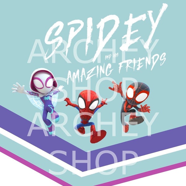 Spidey and His Amazing Friends Ghost Spider Invitation - Etsy UK
