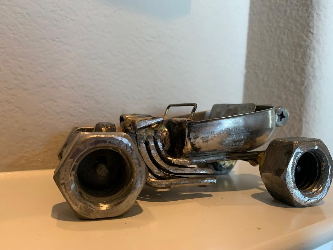 Brazed Steel T-bucket Roadster Hot Rod Sculpture - Etsy
