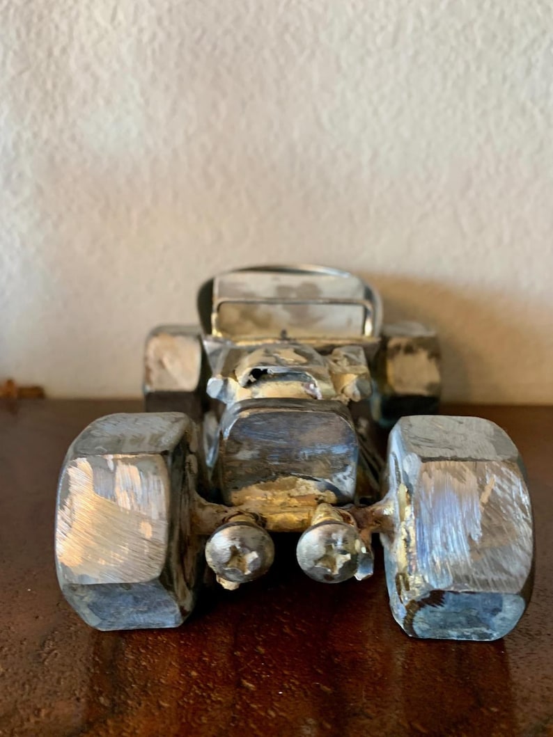 Brazed Steel T-bucket Roadster Hot Rod Sculpture - Etsy