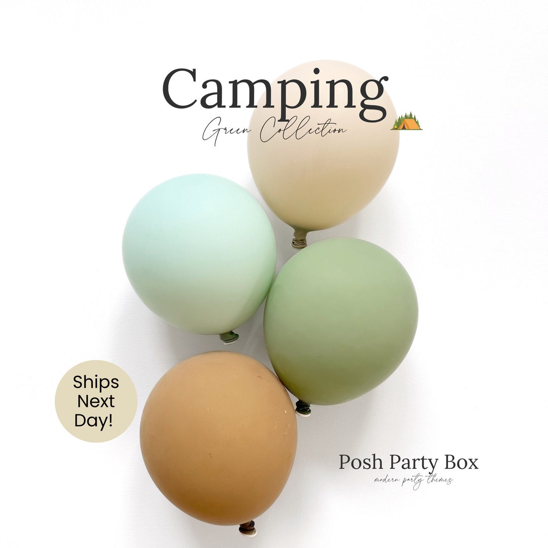 One Happy Camper Birthday Decor Camping Party Balloon One Happy Camper ...