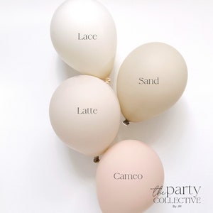 Neutral Balloon Garland Neutral Balloon Arch Neutral Balloon Boho ...