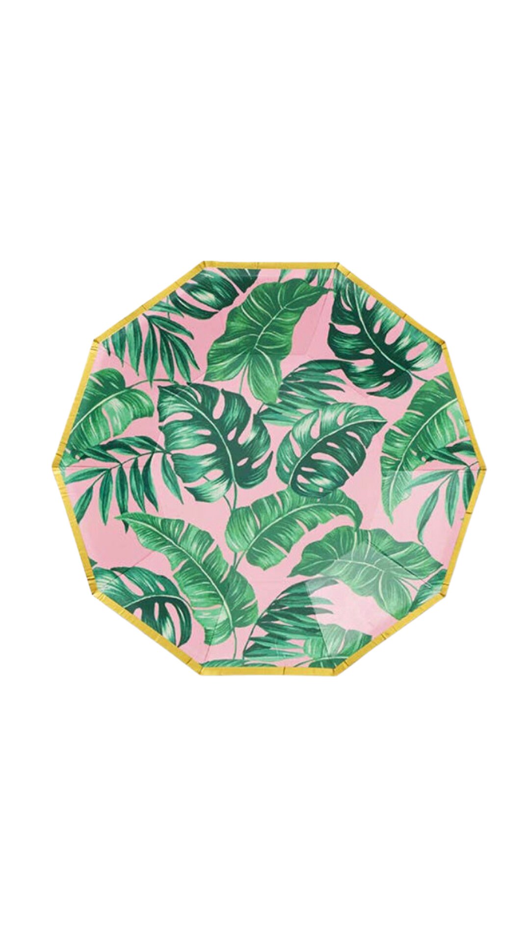 Tropical Plate Luau Birthday Party Tableware Tropical Birthday Decor ...