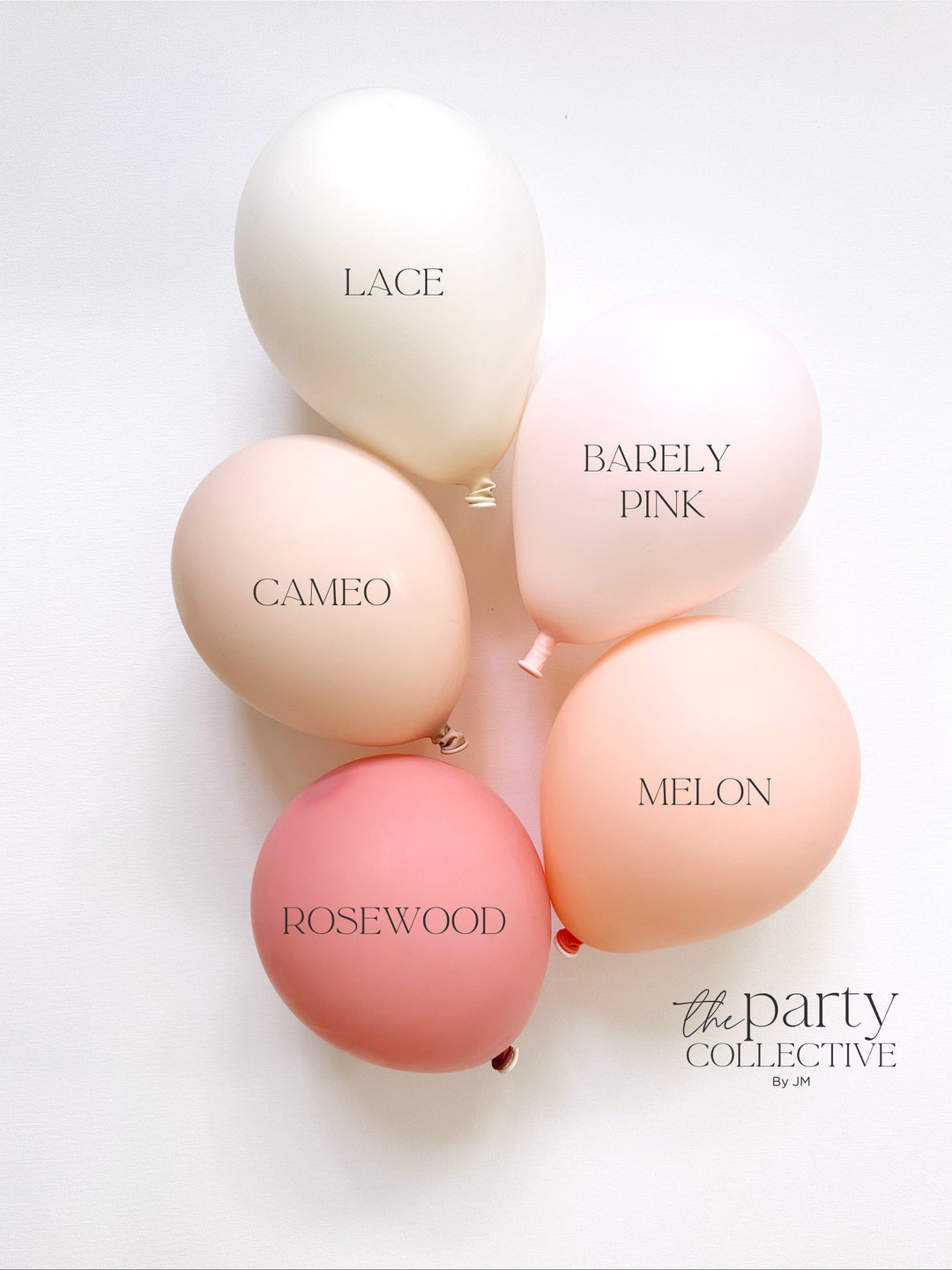 Blush Pink Balloon Garland Muted Pink Balloon Arch Neutral Balloon Baby ...