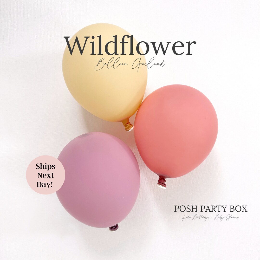Wildflower Balloon Garland Wildflower Birthday Party Wildflower Party ...