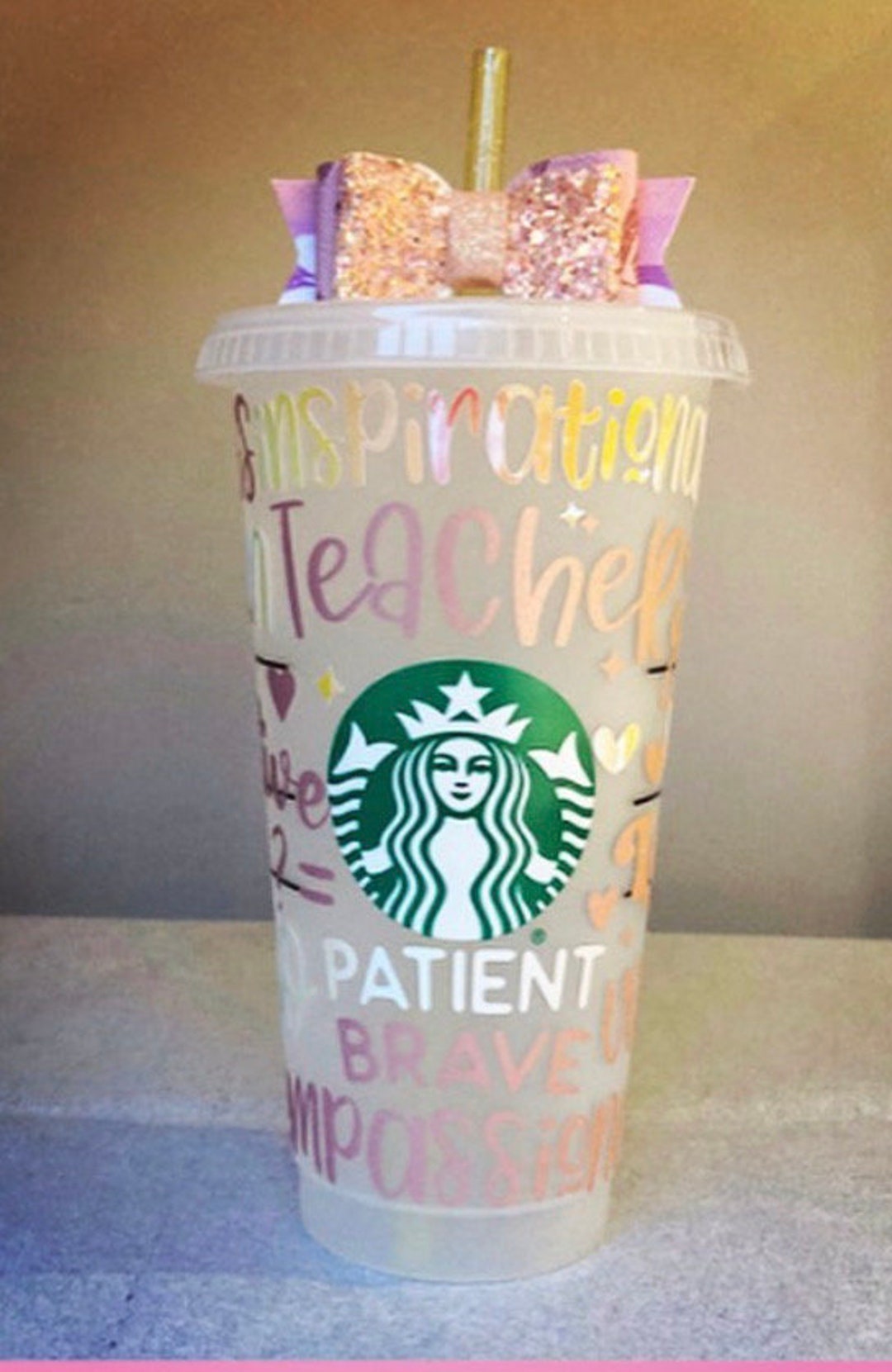 Starbucks Personalized Cold Cup, Starbucks Reusable Tumbler With Name ...
