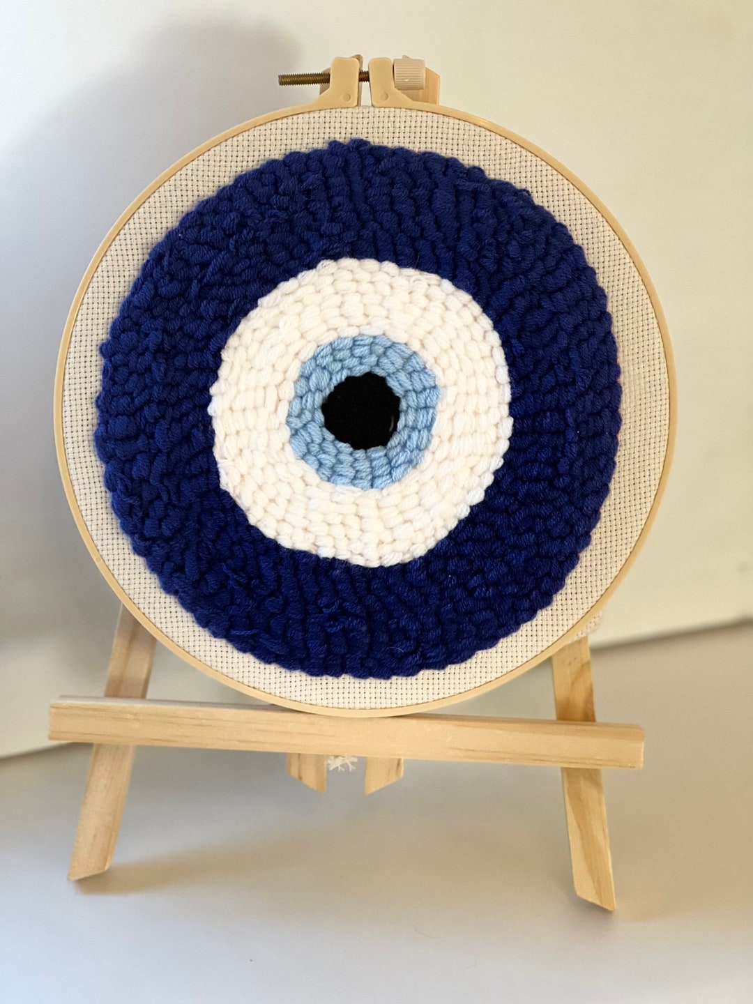 Punch Needle Gift Evil Eye Punch Needle Pattern Wall Decor Personalised ...