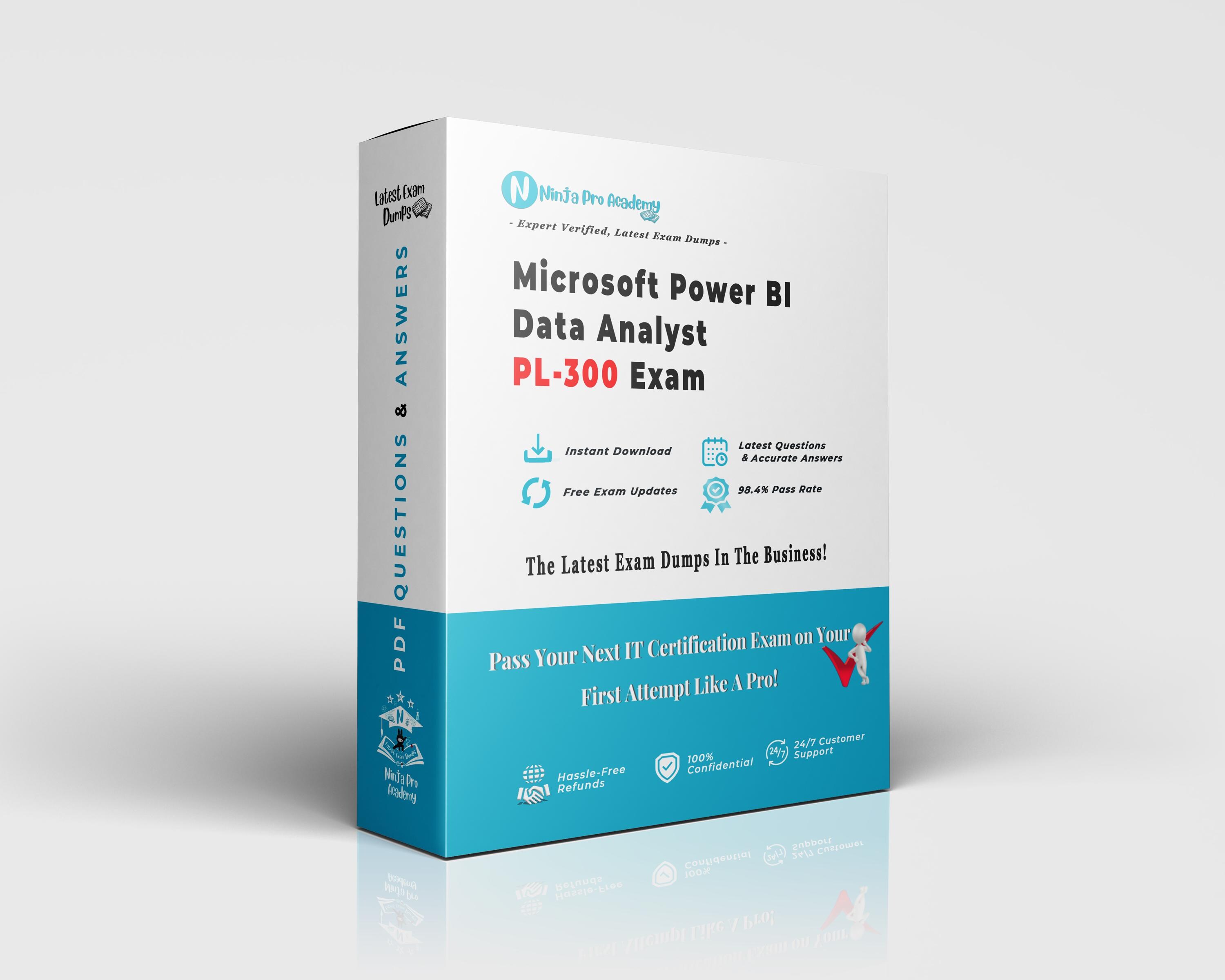 Microsoft PL-300 Exam Dump | October 2024 Updated | 259 Q&A | PDF, Vce ...