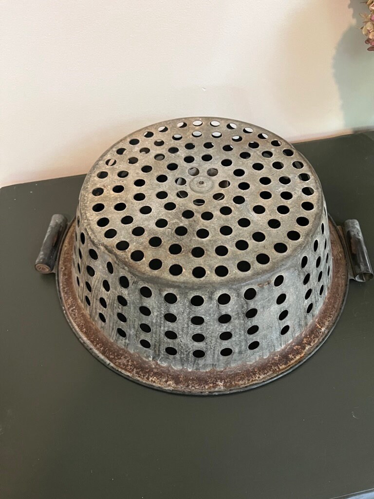 Antique French Colander Sieve - Etsy