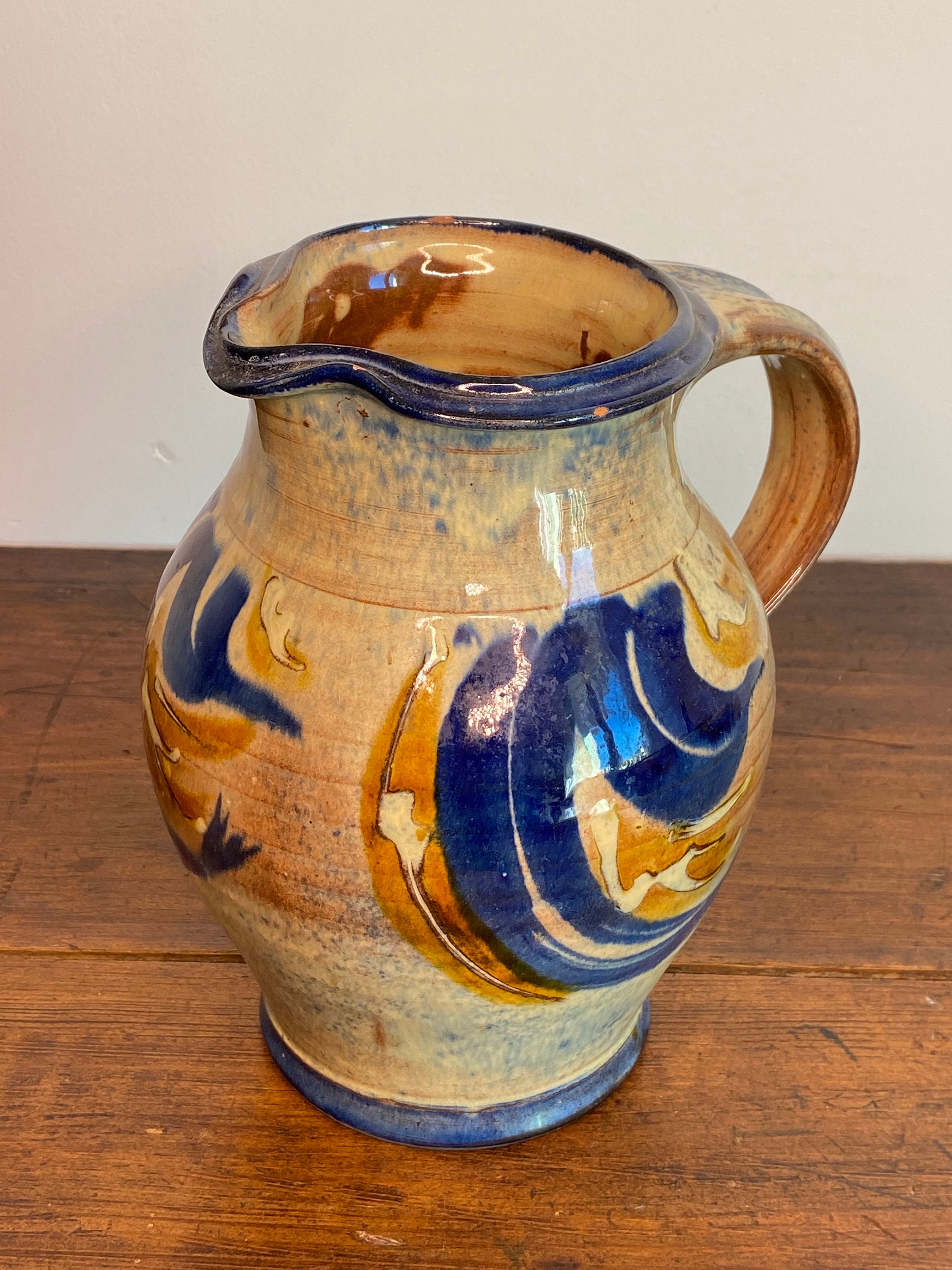 Vintage Provençal Ceramic Water Pitcher. - Etsy