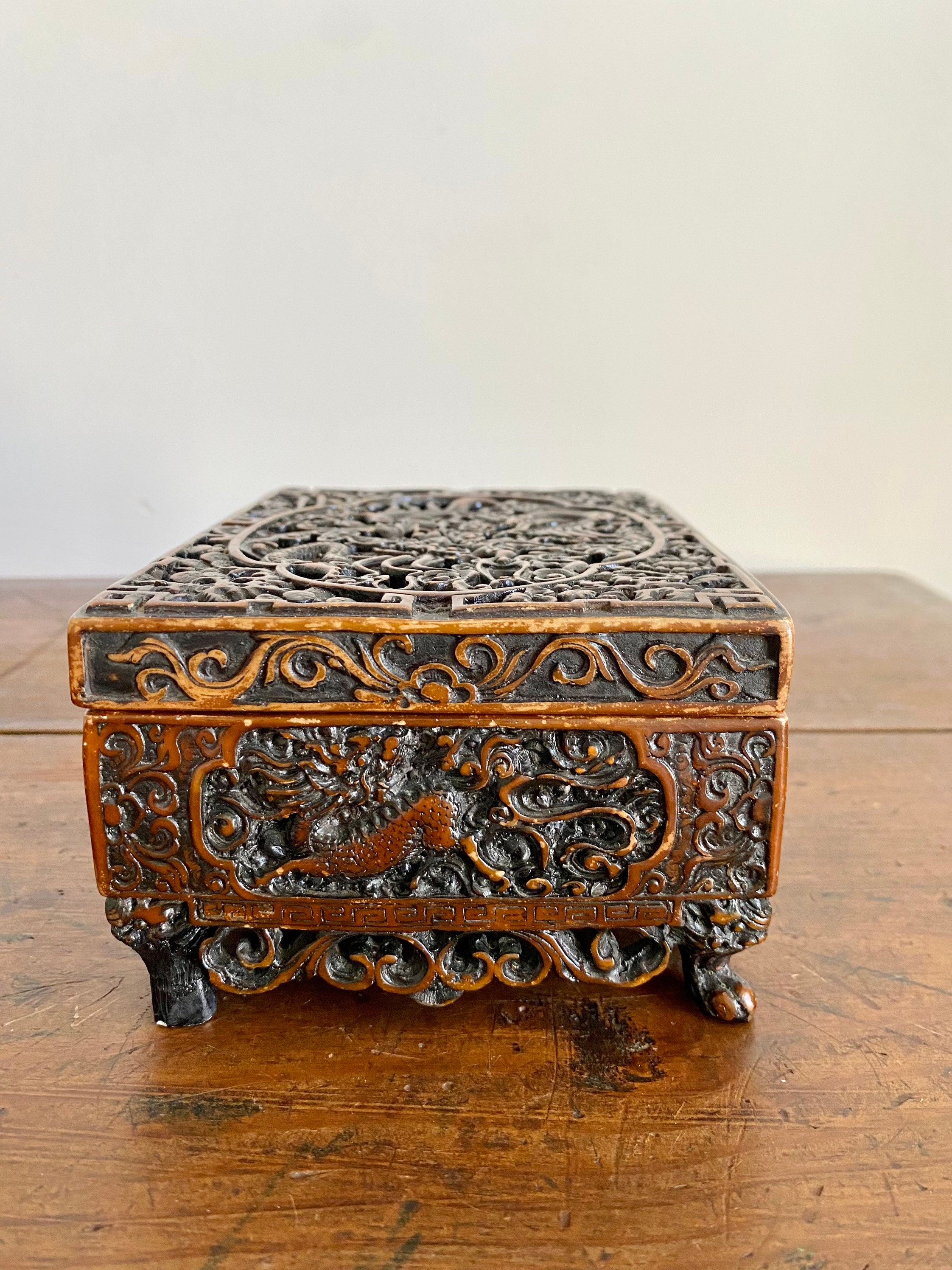 Chinese Ceramic Antique Chinese Jewelry Box Chinese Box - Etsy