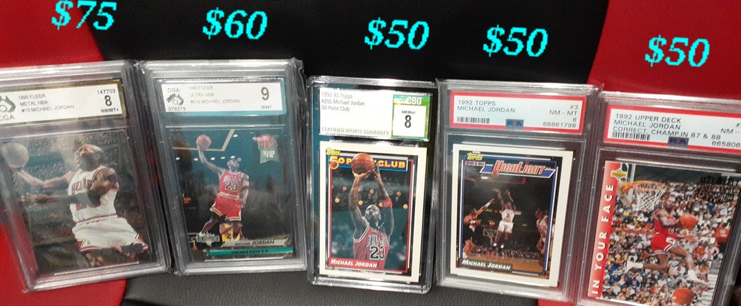 Michael Jordan Card Collection High Value Graded Psa Csg - Etsy