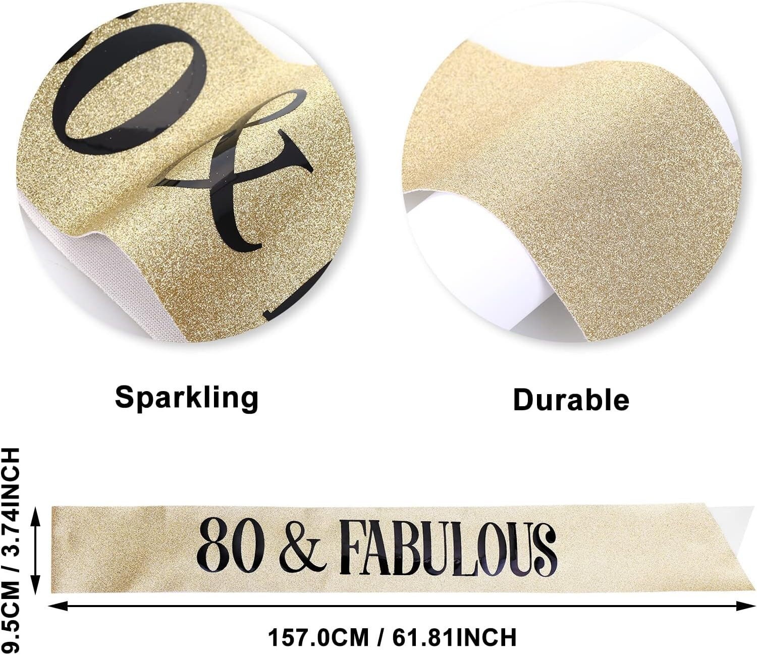 80th Birthday Sash and Tiara Kit Rose Gold 80& Fabulous Sash - Etsy