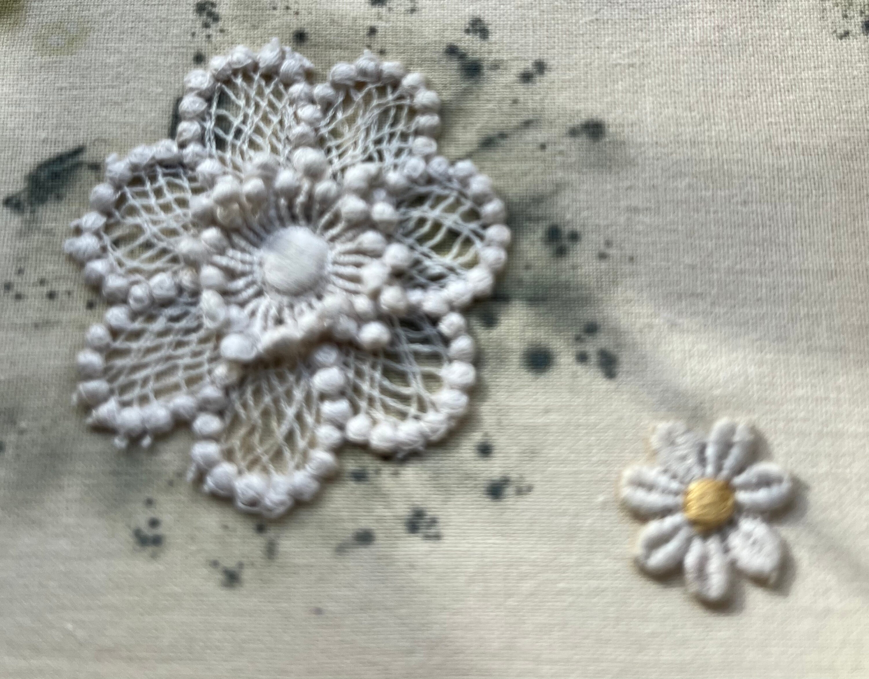 Summer in a Small Box Colorfull Slowstitched Piece of Textileart ...