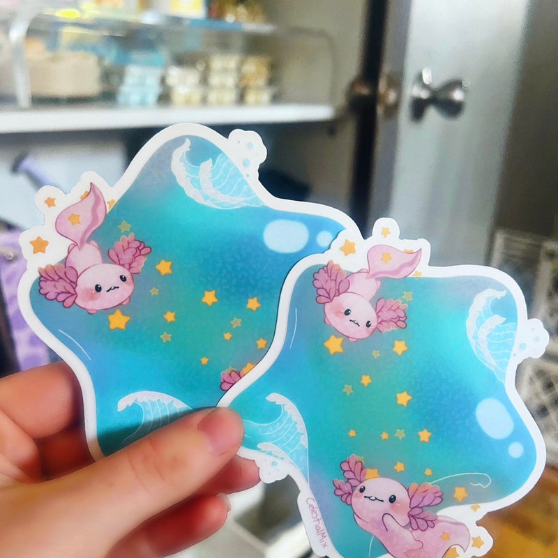 Axolotl Sticker - Etsy