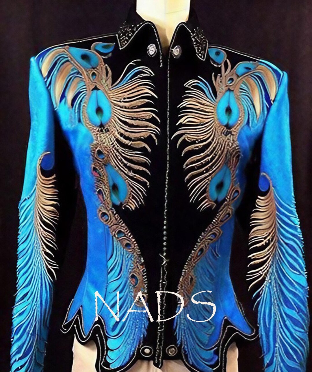 Western Custom Showmanship Jacket, Horse Show Clothing, New Design ...