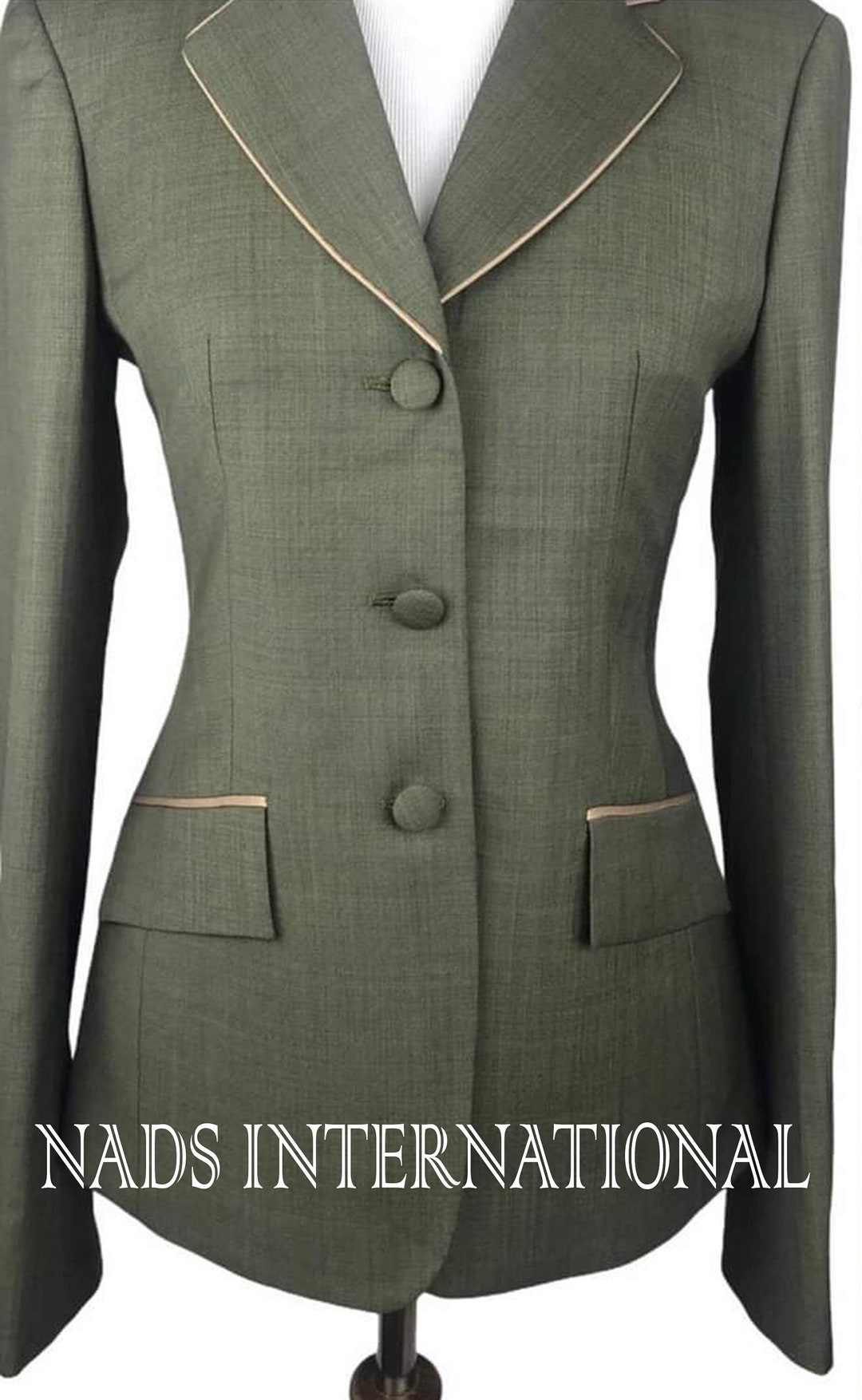 Women's Vintage Clothing Authentic Equestrian Hunt Coat, Jumping ...