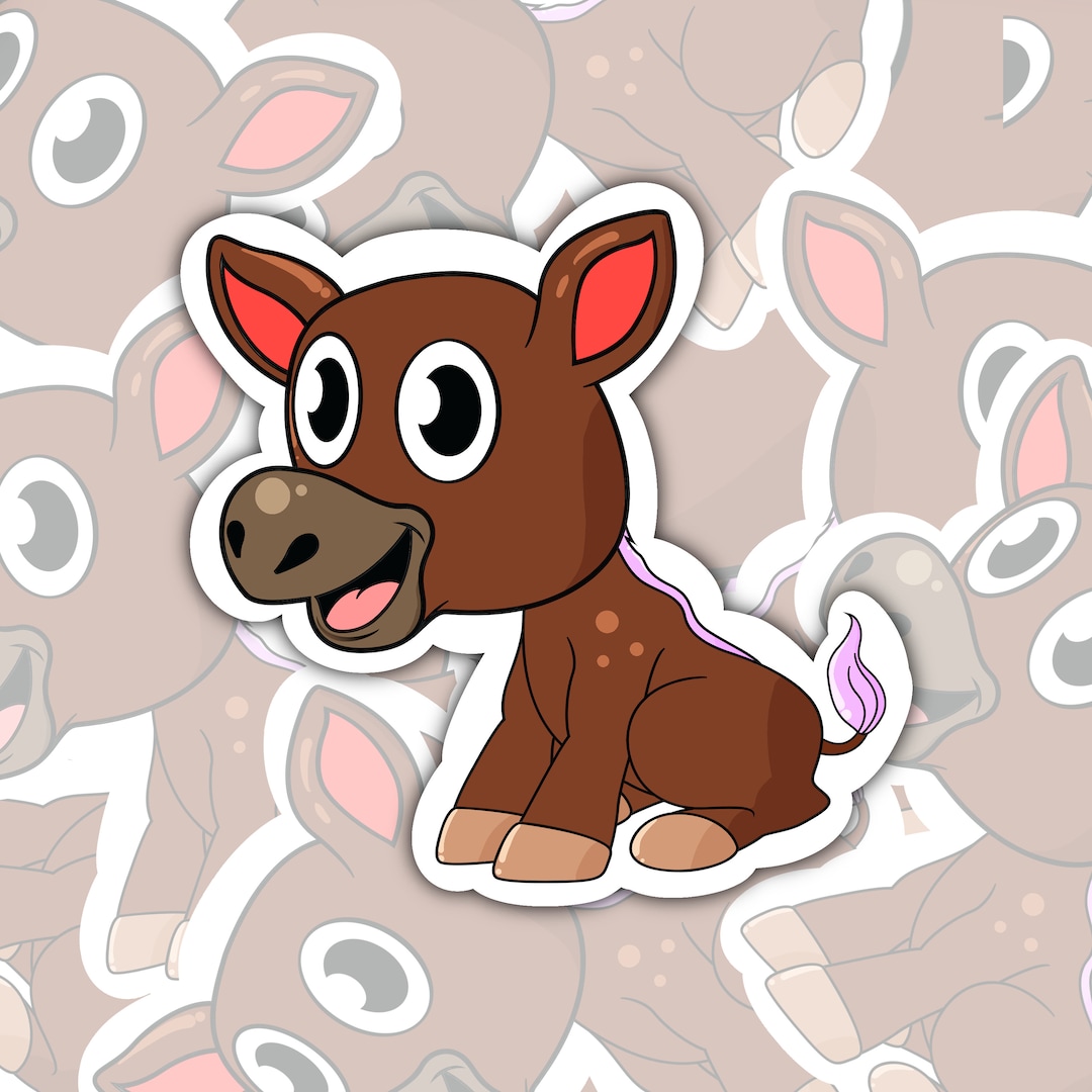 Chippy Sticker, Cartoon Sticker, Decal Stickers, Doodle Sticker - Etsy