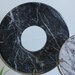 Marble Disc With Antique Metal Stand, Modern Contemporary Home Decor ...