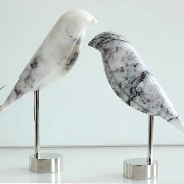 Marble Bird - Etsy