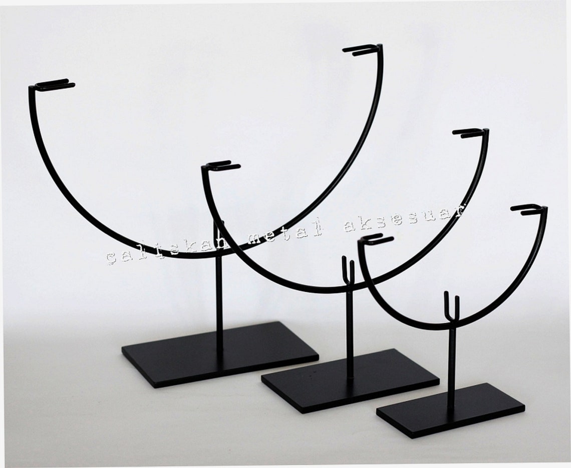 Modern Metal Art Display Stand: Sculpture & Glass Holder - Etsy