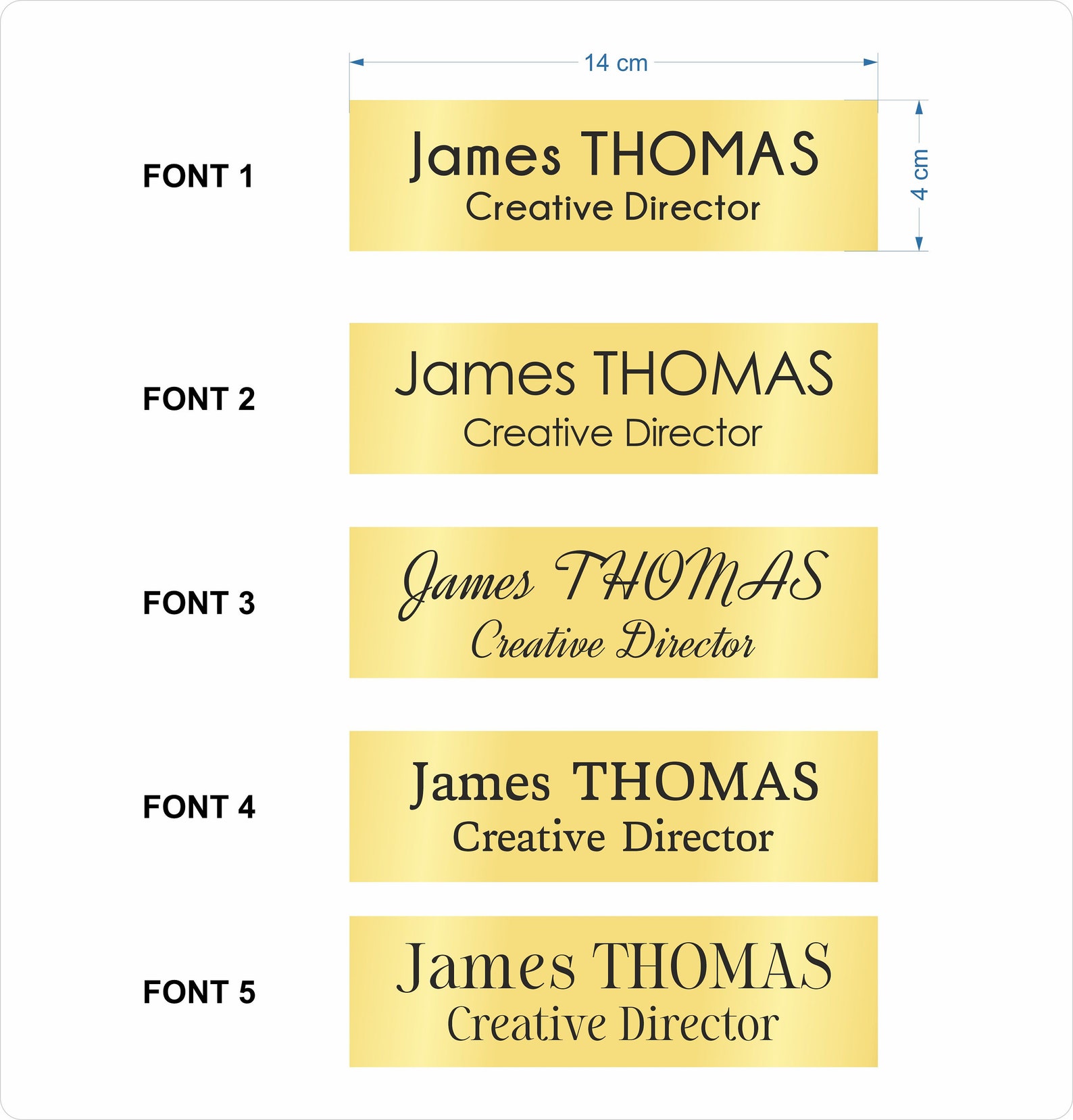 Personalized Brass & Acrylic Desk Name Plate: Office Decor - Etsy