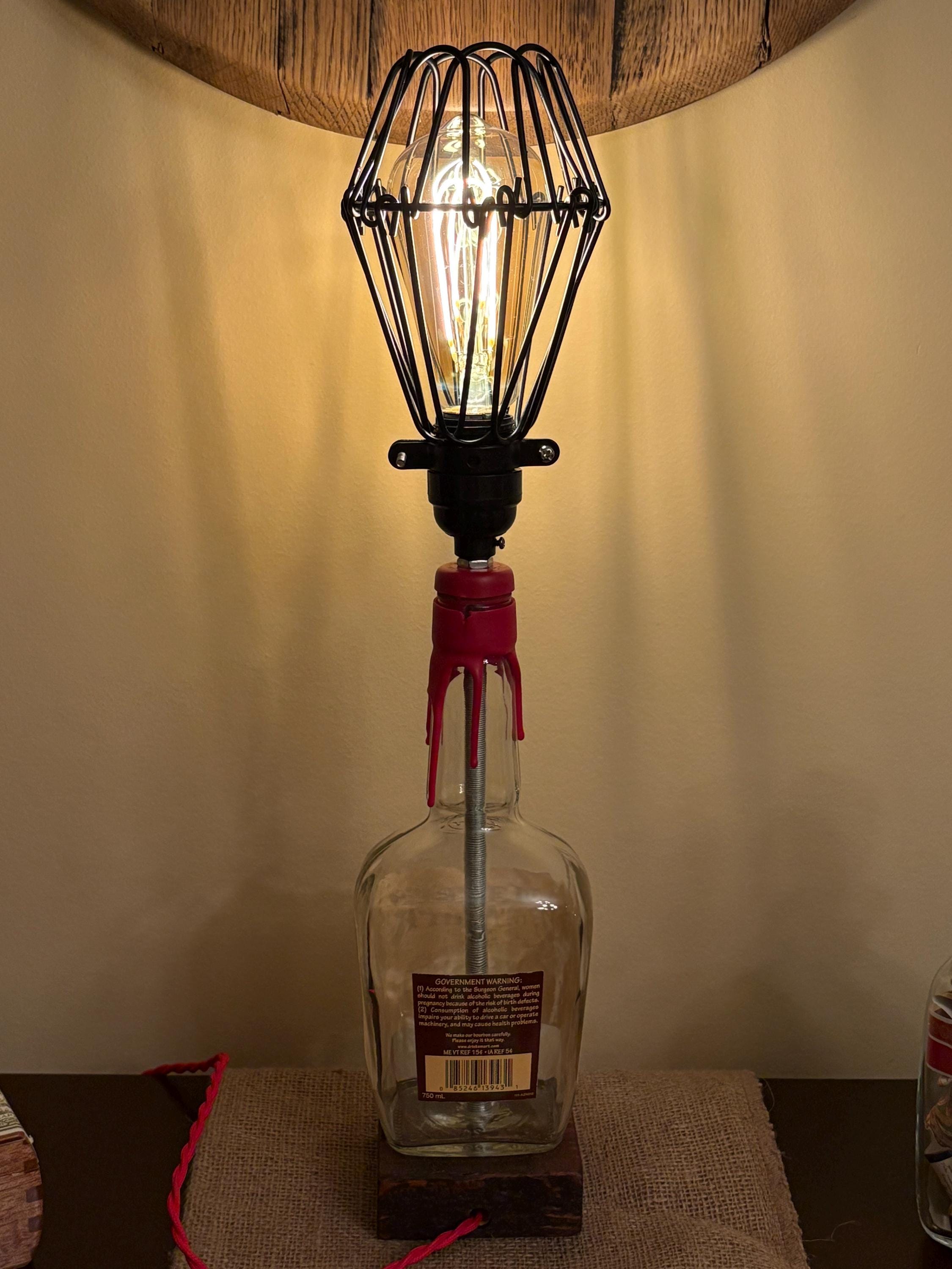 Makers Mark Bourbon Bottle Lamp - Etsy