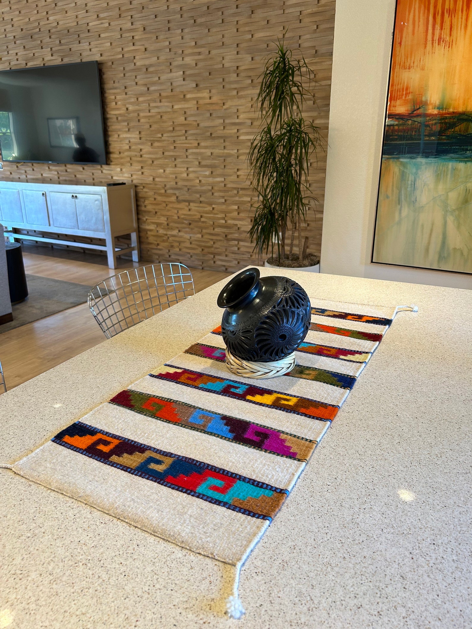 GRECAS MITLA, Oaxacan Runner, Zapotec Rug, Handwoven Rug From Oaxaca ...