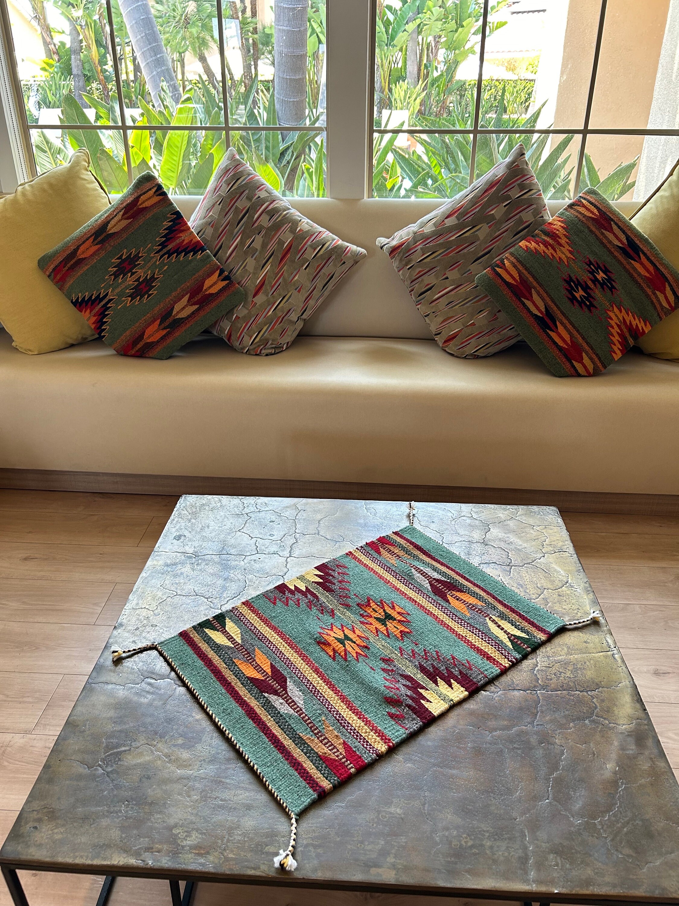 Authentic High Quality Zapotec, Design Relámpago lighting Handwoven in ...